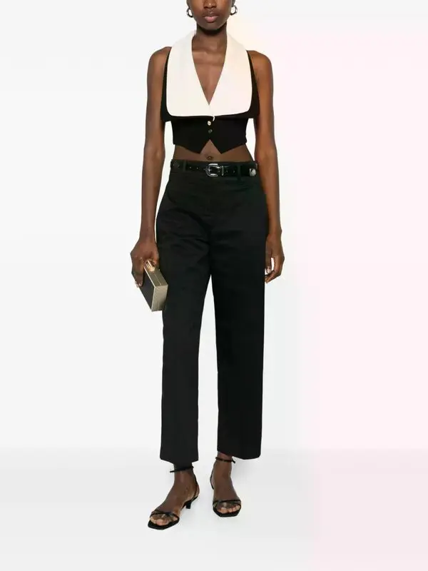 Elisabetta Franchi Contrasting-collar Waistcoat