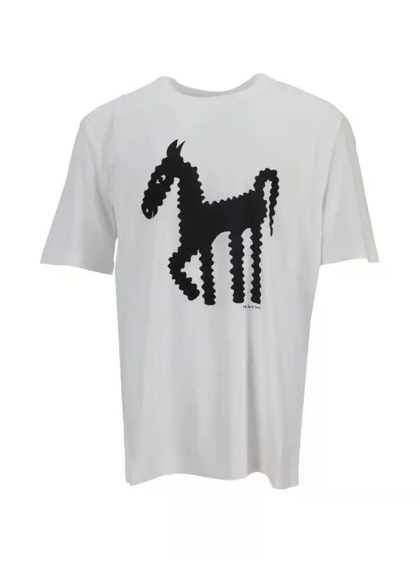 Paul Smith Horse-print T-shirt - White