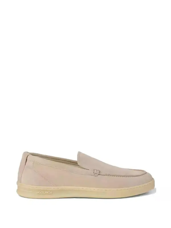 Woolrich Suede Flat Loafers - Neutrals