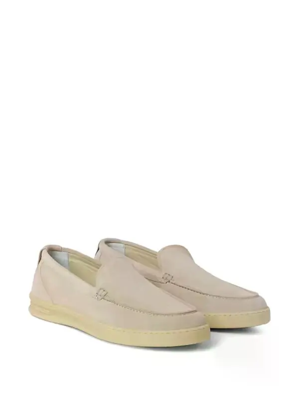 Woolrich Suede Flat Loafers - Neutrals