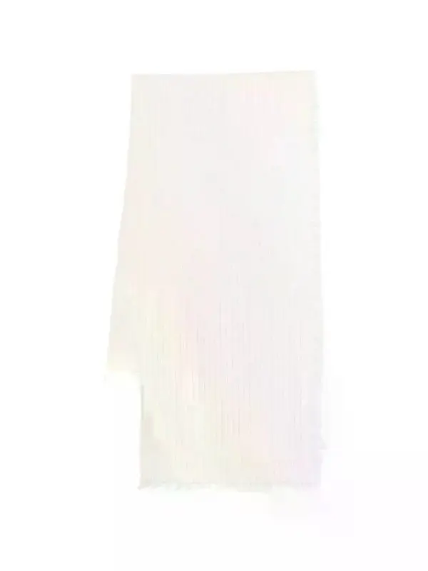 Fabiana Filippi Frayed Striped Scarf - Neutrals