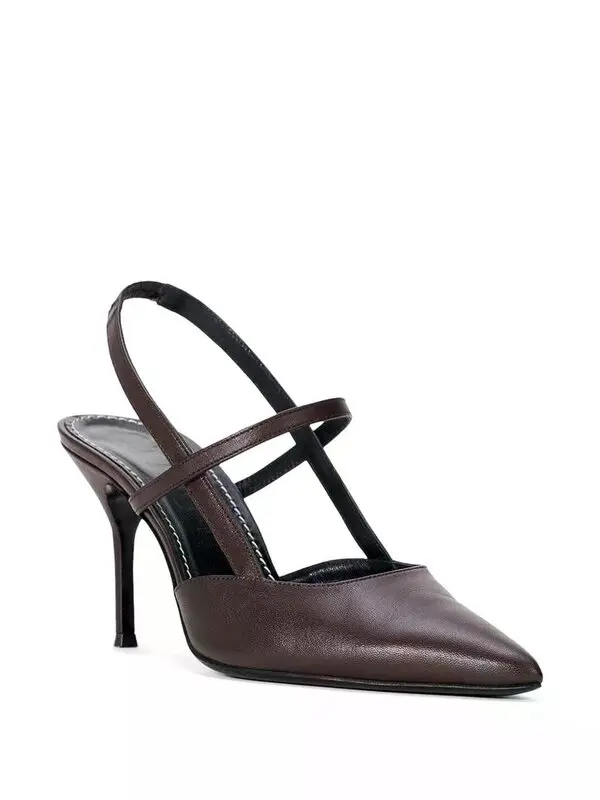Staud Slingback Pumps - Brown