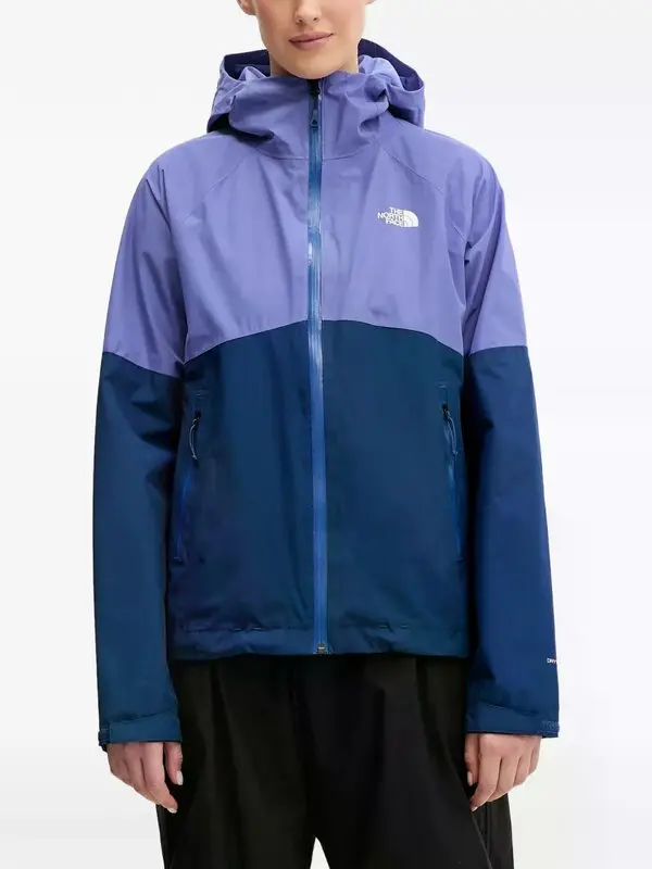 The North Face Hooded Colour-block Jacket - Purple