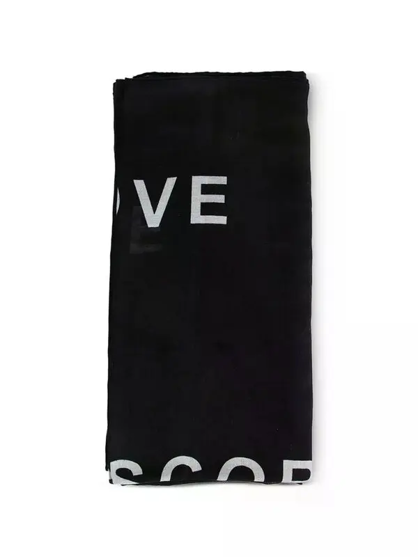 Rick Owens Printed Scarf - Black