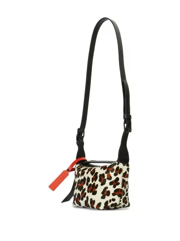 OSKLEN Small Leopard-print Leather Shoulder Bag
