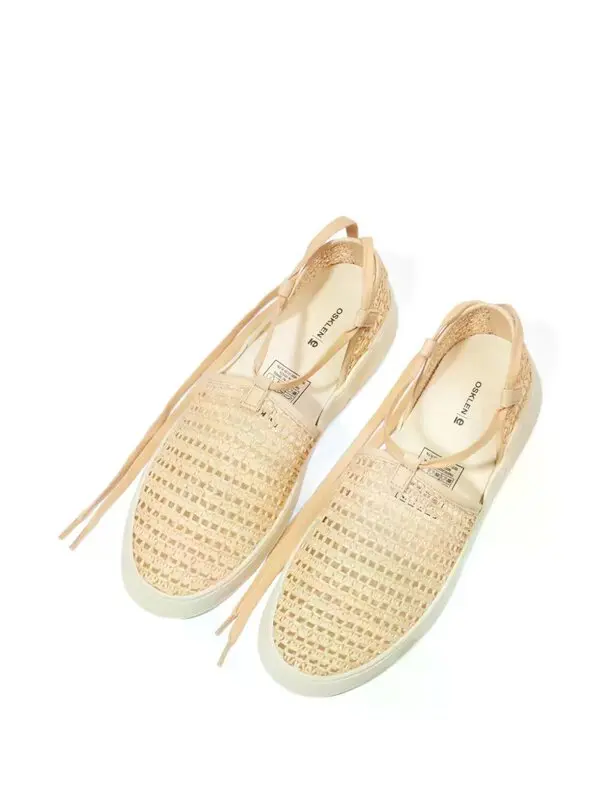 OSKLEN Soho Woven Tie-up Espadrilles