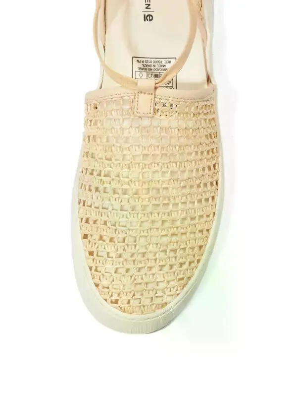 OSKLEN Soho Woven Tie-up Espadrilles