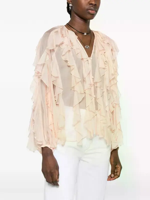 Momoni Canela Ruffled Blouse