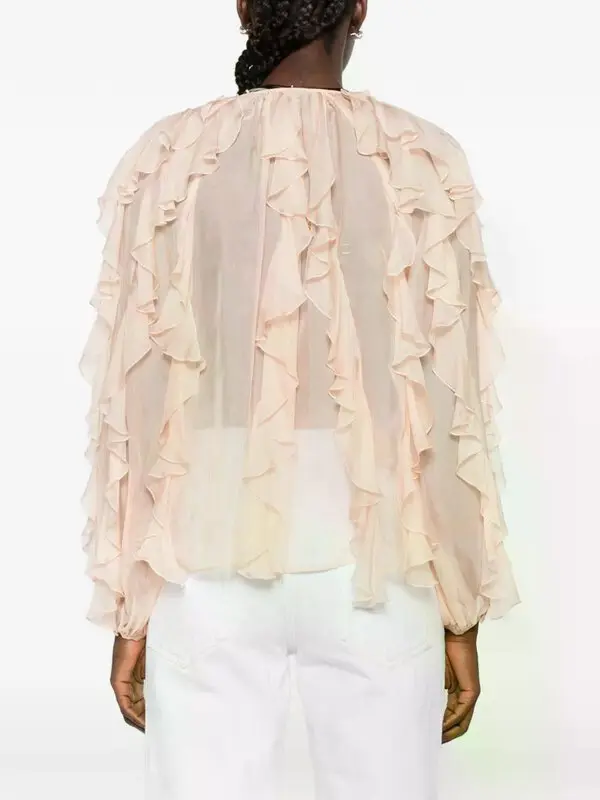 Momoni Canela Ruffled Blouse