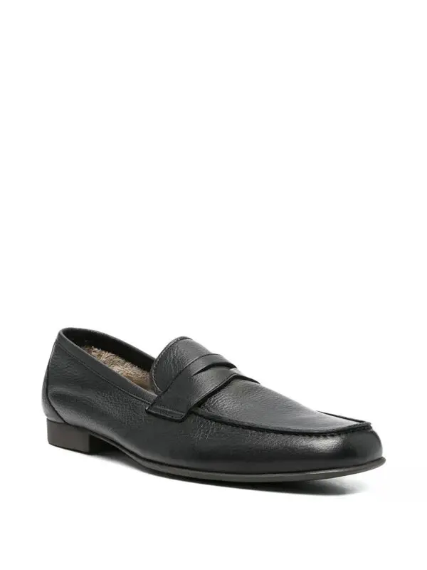 Fratelli Rossetti Penny-slot Loafers - Black