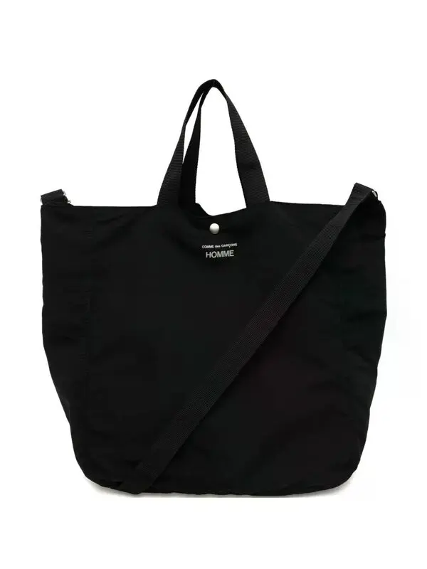 Comme Des Garçons Logo-print Tote Bag - Black