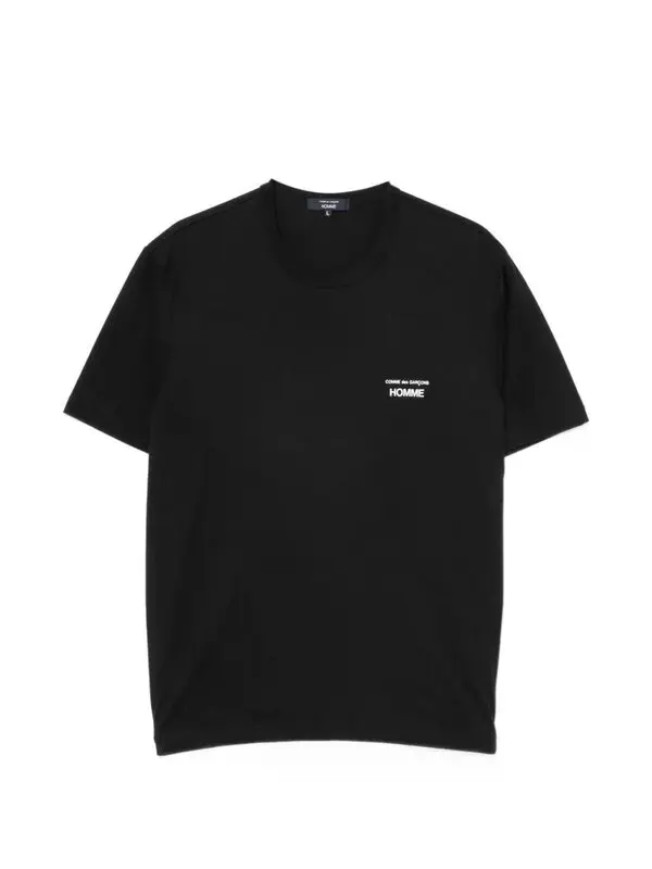 Comme Des Garçons Logo-print T-shirt - Black