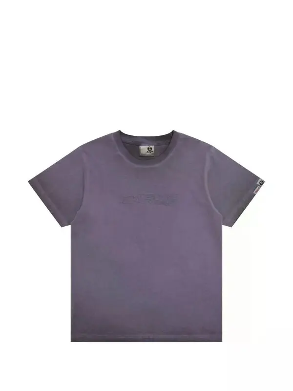 AAPE BY *A BATHING APE® Logo-embossed T-shirt - Purple