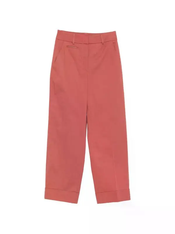 Peserico Bead-detail Trousers - Red