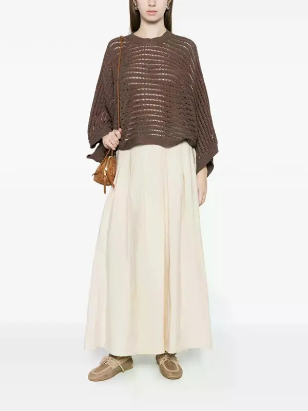 Peserico Pleated Maxi Skirt