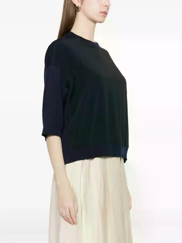 Peserico Panelled Knitted Top