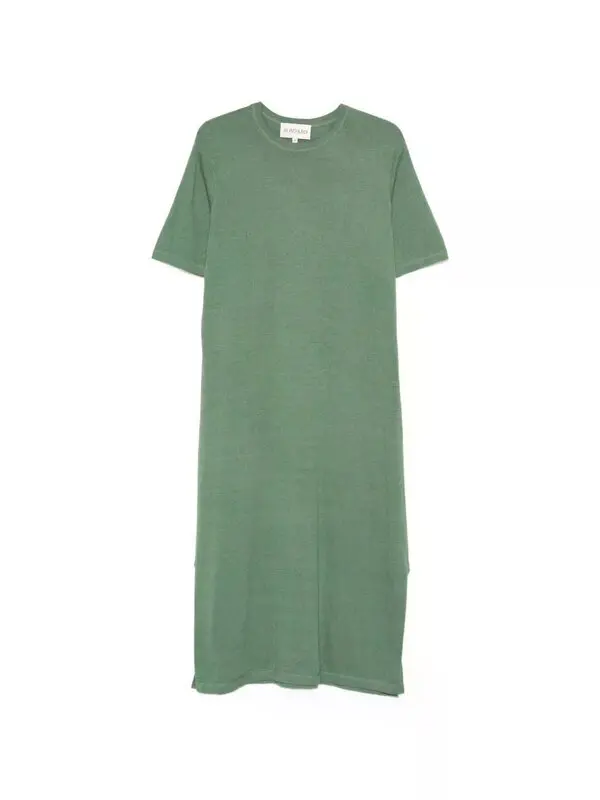 Eric Bompard Round-neck Midi Dress - Green