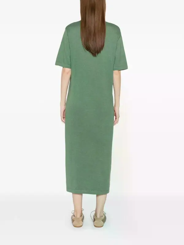 Eric Bompard Round-neck Midi Dress