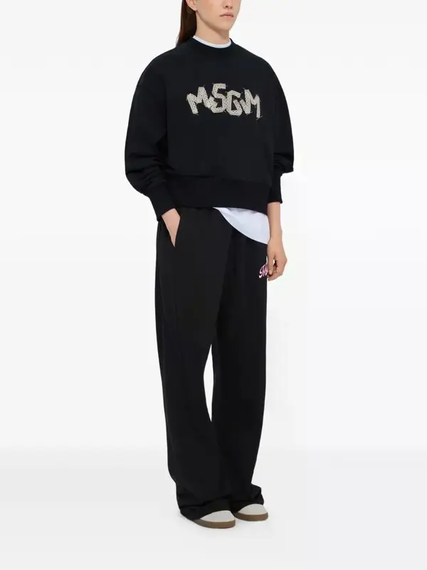 MSGM Embroidered Sweatshirt