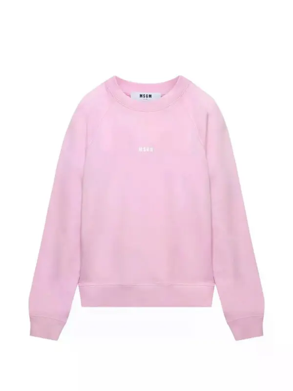 MSGM Logo-print Sweatshirt - Pink