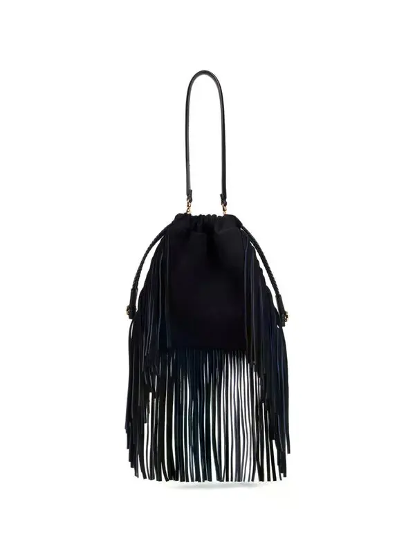 Etro Kalispera Studded Fringe Bucket Bag
