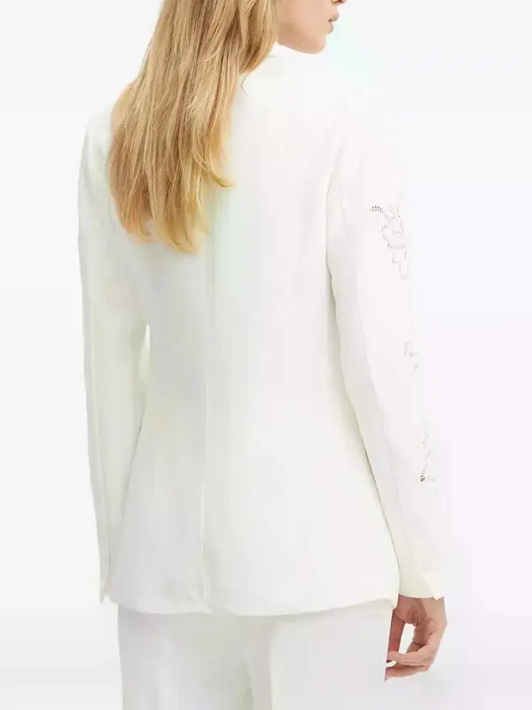 MORGAN Floral-embroidered Blazer