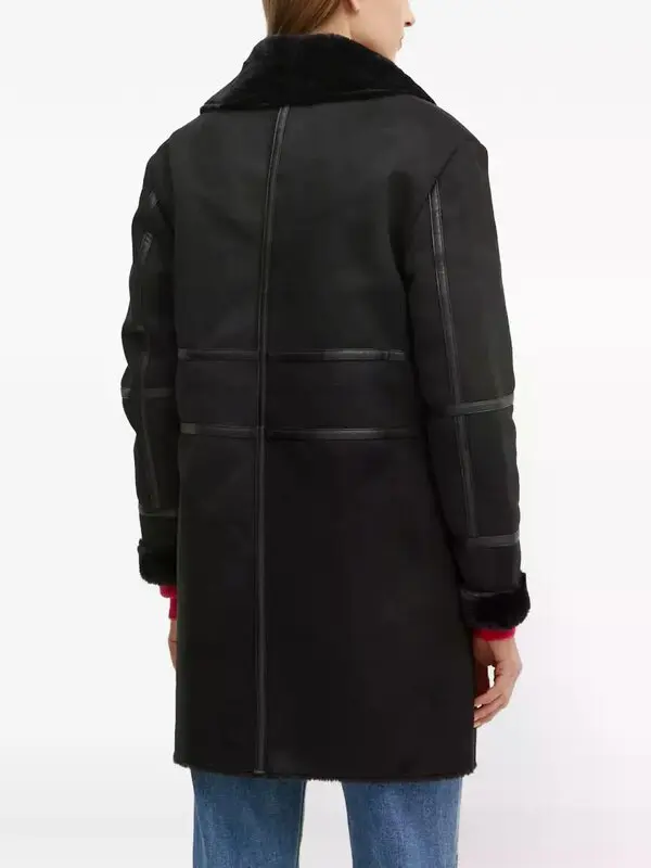 MORGAN Faux-fur Trimmed Coat