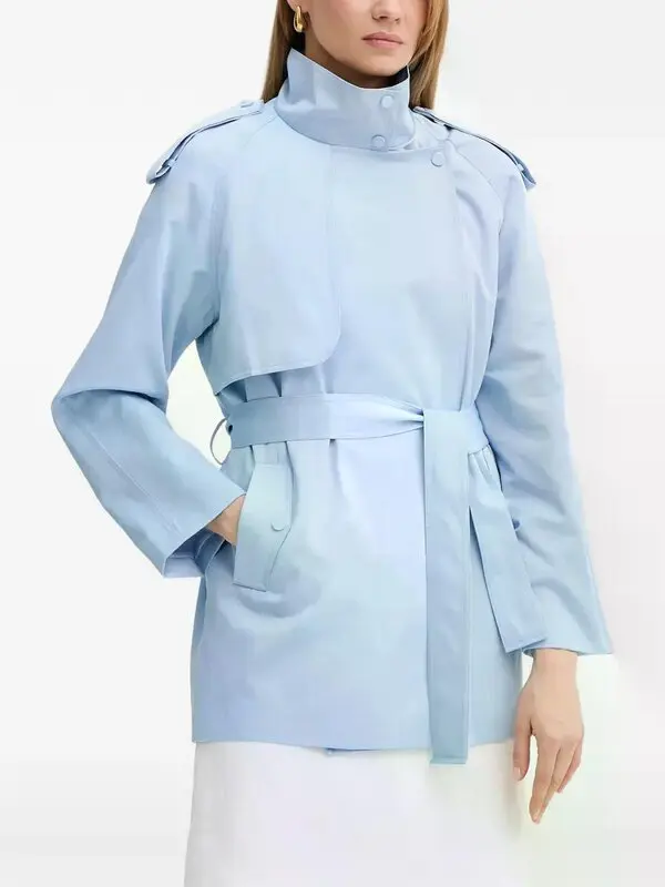 MORGAN Belted Asymmetric Coat