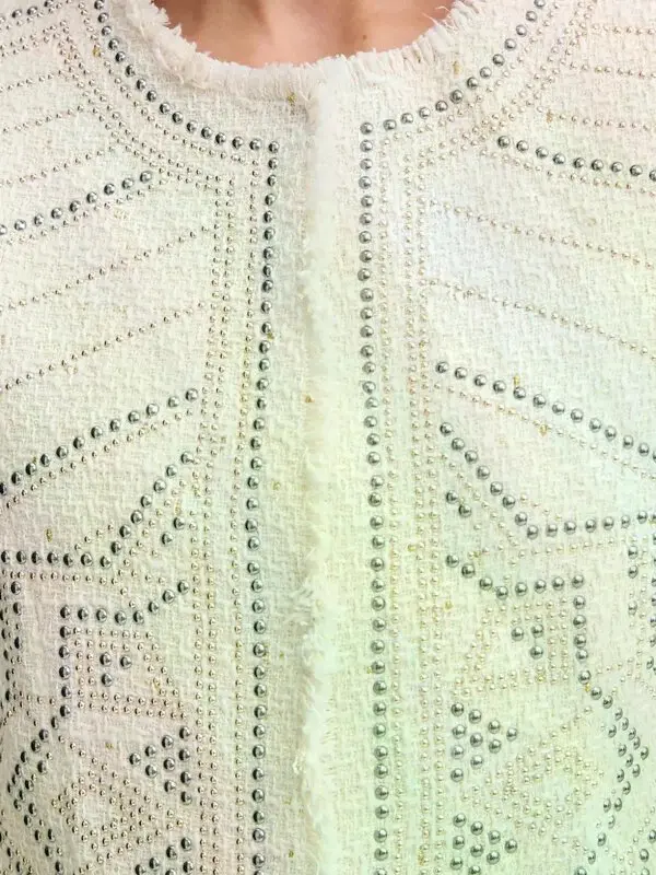 MORGAN Fringed Embellished Jacket