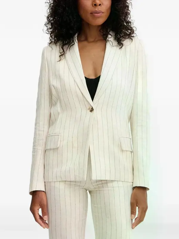 MORGAN Pinstripe Blazer