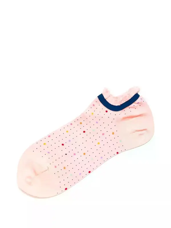ANTIPAST Polka Dot Pattern Socks - Pink