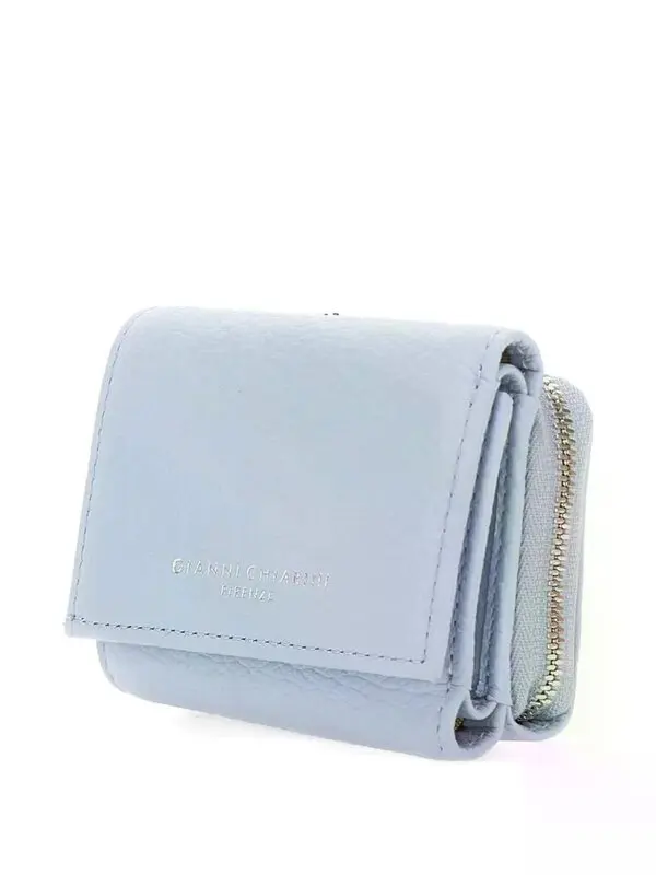 GIANNI CHIARINI Grain Leather Wallet - Blue