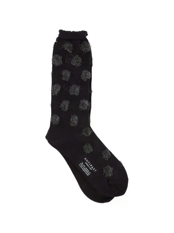 ANTIPAST Knitted Polka-dot Pattern Socks