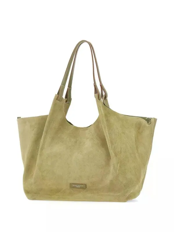 GIANNI CHIARINI Suede Shoulder Bag
