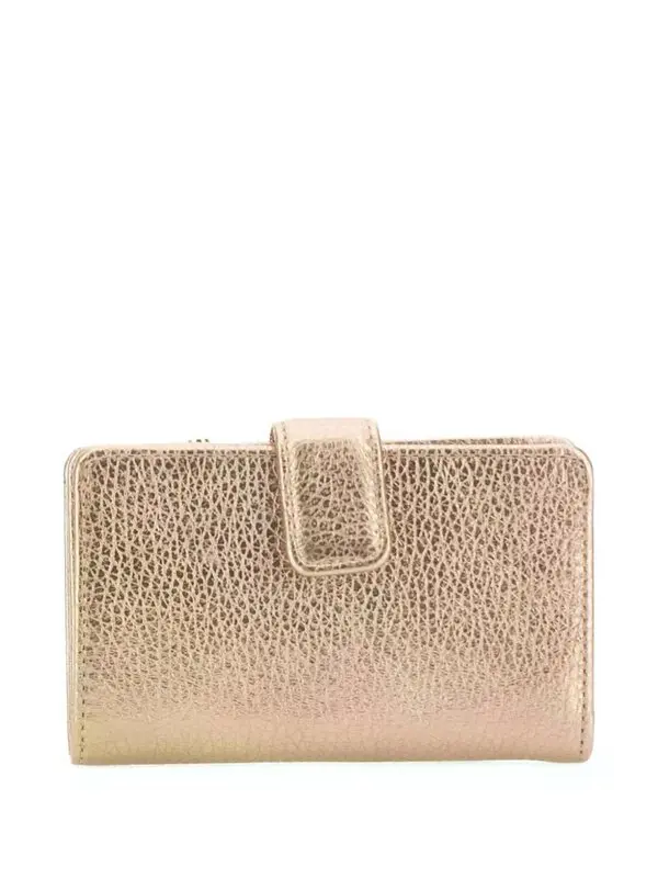 GIANNI CHIARINI Dollaro Pebbled Tab Wallet - Gold