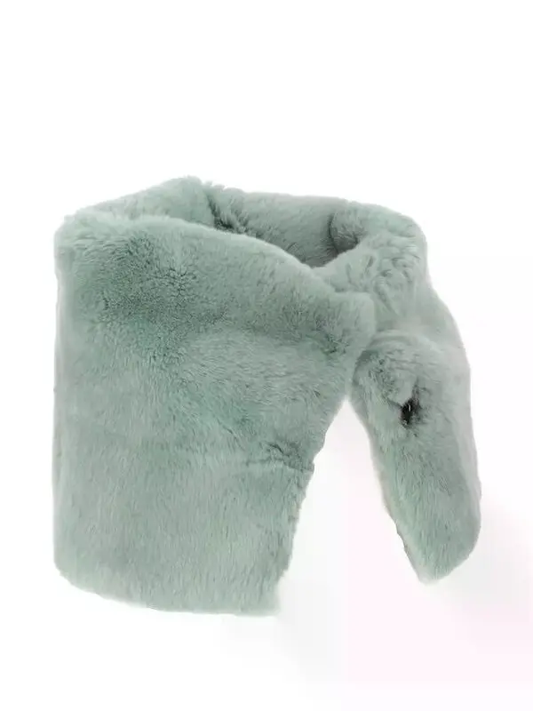 ANTIPAST Faux-fur Muffler - Green