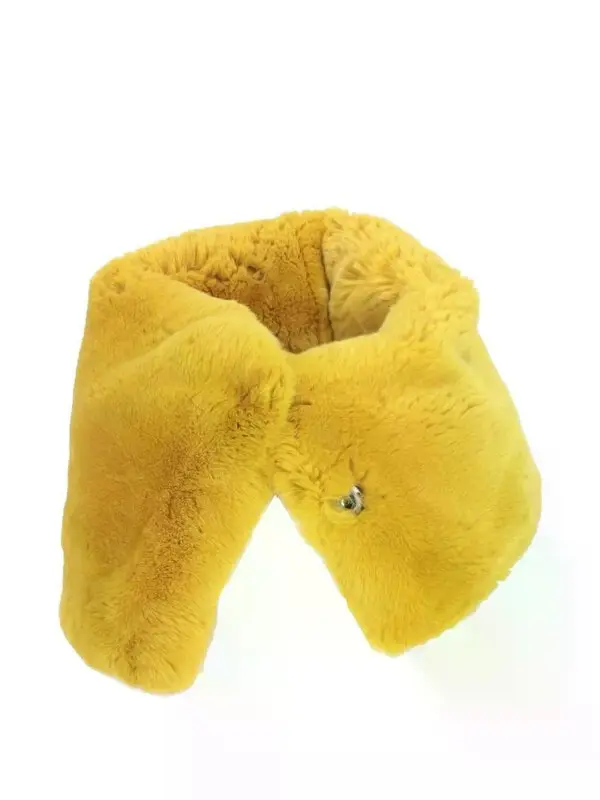 ANTIPAST Faux-fur Muffler - Yellow