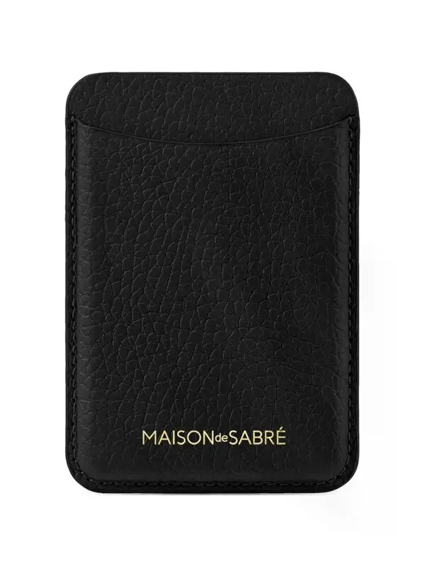MAISON DE SABRE Leather Magsafe Wallet - Black