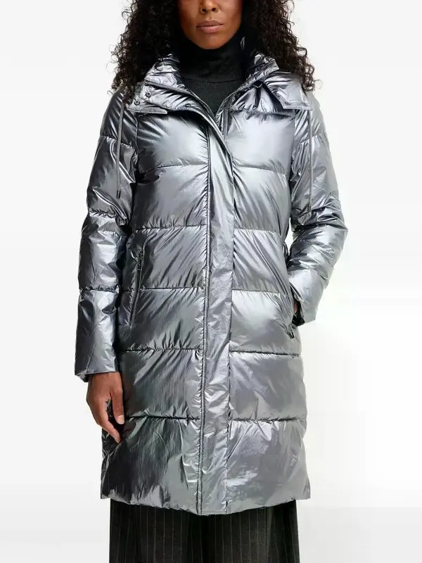 MORGAN Quilted Hooded Coat
