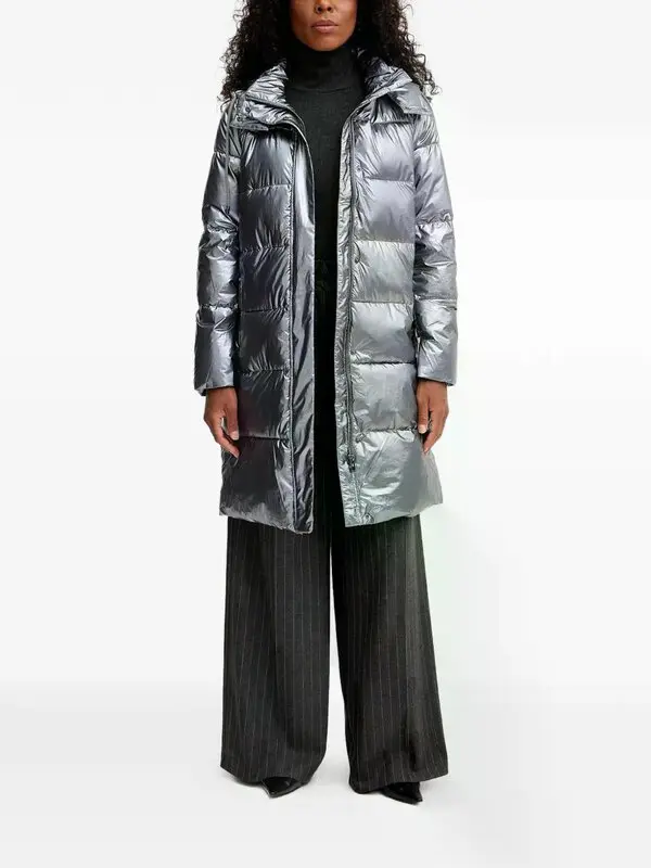 MORGAN Quilted Hooded Coat