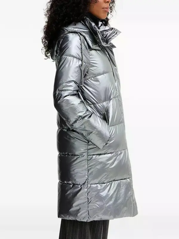 MORGAN Quilted Hooded Coat