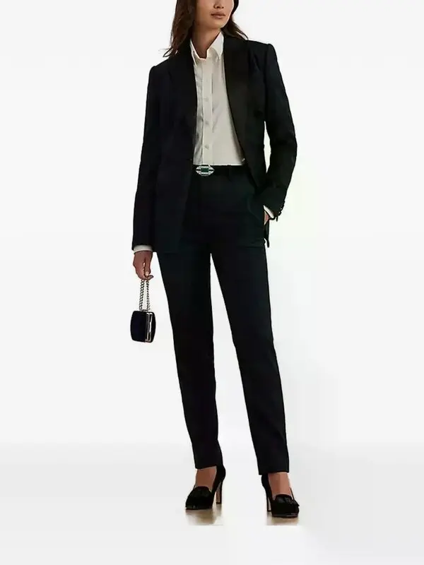 Ralph Lauren Checked Double-breasted Blazer - Green