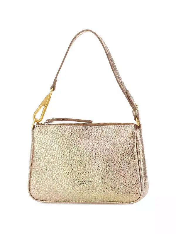 GIANNI CHIARINI Brooke Maxi-grain Removable Shoulder Bag - Gold