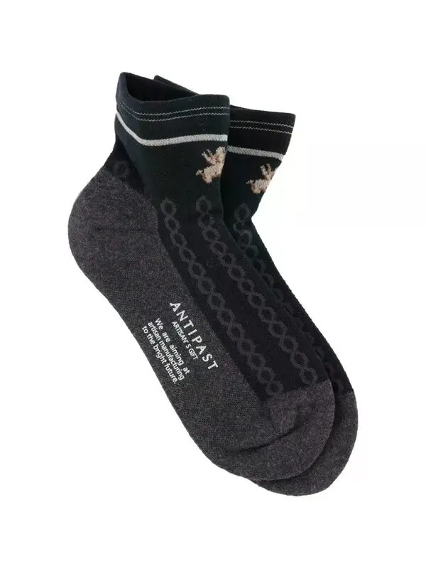 ANTIPAST Knitted Patterned Socks