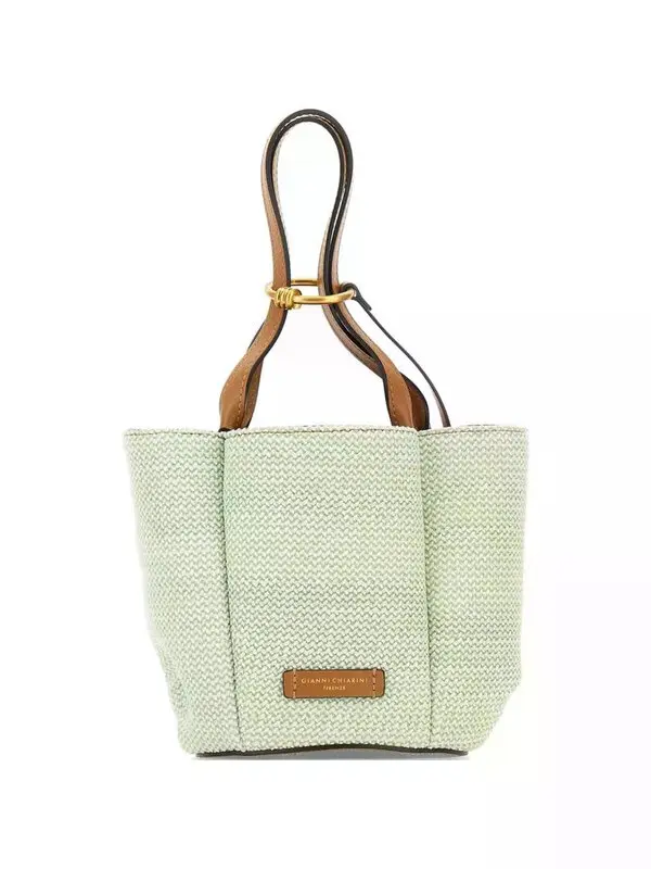 GIANNI CHIARINI Lily Bucket Bag - Green