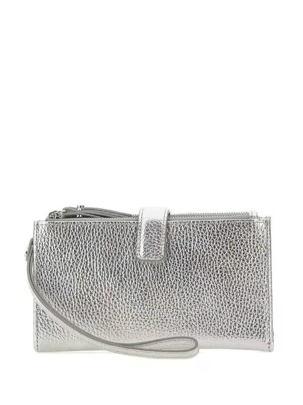 GIANNI CHIARINI Dollaro Metallic Wallet - Silver