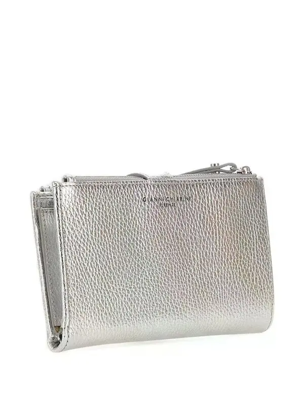 GIANNI CHIARINI Dollaro Metallic Wallet - Silver