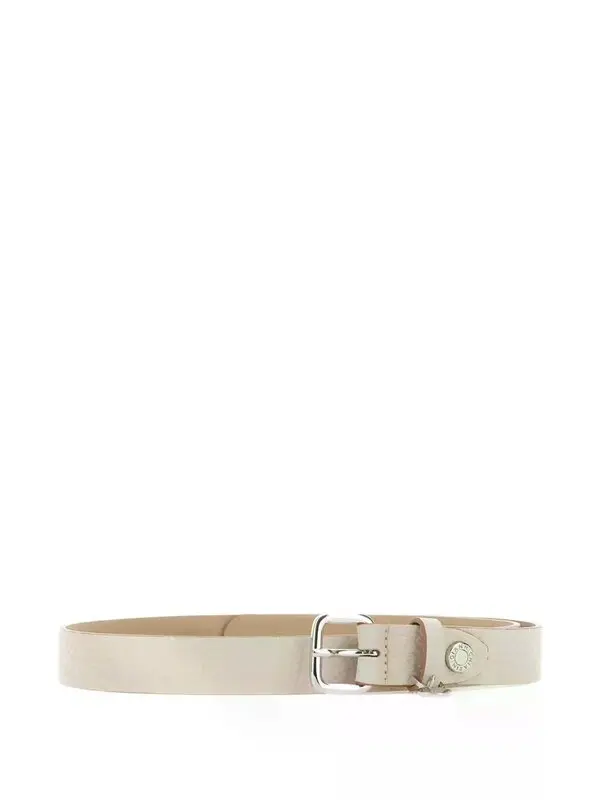 GIANNI CHIARINI Logo-charm Leather Belt