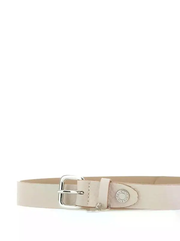 GIANNI CHIARINI Logo-charm Leather Belt