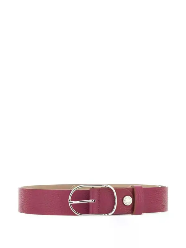 GIANNI CHIARINI Pebbled Leather Belt - Pink